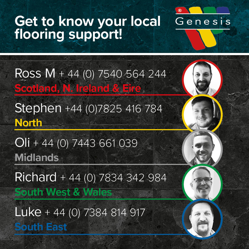 Meet your flooring team! - Genesis | For the Perfect Finish